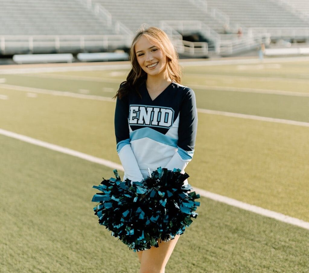 Enid’s Elizabeth Edson-Houston – Cheer Spotlight – Presented by Rib ...